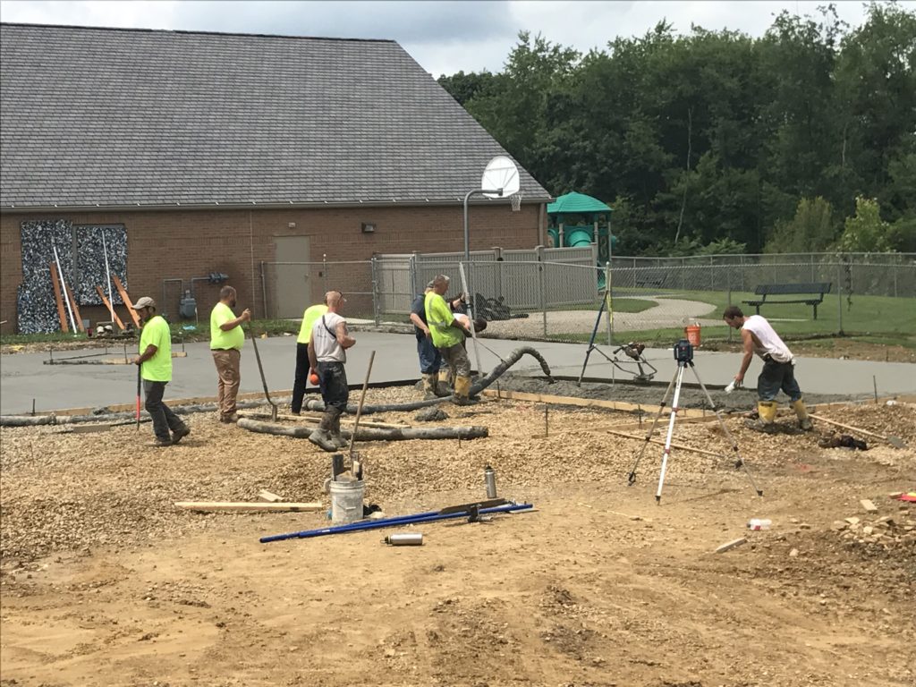 Concrete Pad Install - Snider Recreation - 800.888.2889